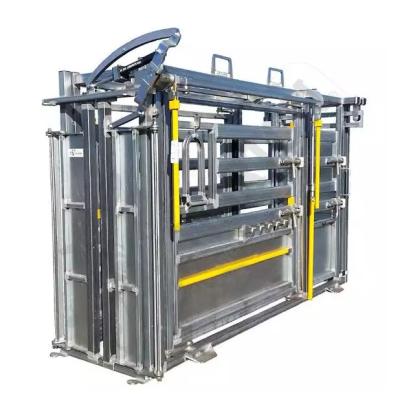 China Hot Galvanized Steel Cattle Squeeze Crush & Livestock Fencing - 1.8x2.1m Panels with 3mm Thickness for sale