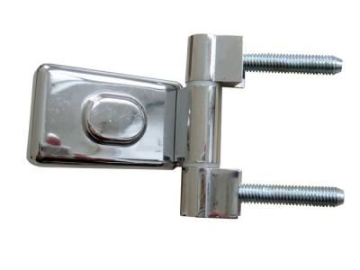 China 6-8mm Thick Aluminium Door Hinges Chrome Finish For 1000mm Width Glass Door - 20kg Load Capacity 180° Opening for sale