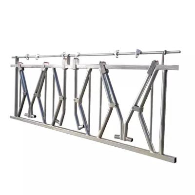 China Galvanized Cattle Headlock System - 42mm Steel Pipe with 4mm Lever Support for Dairy Farming Equipment for sale