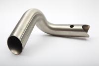 China 1mm-7.5mm Bending Steel pipe process Galvanized Steel Pipe Oval Cold Rolled SS bend pipe for sale