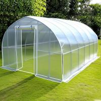 China Polyethylene Cover Galvanized Steel Tube Greenhouse 20x10x7ft Customizable for sale