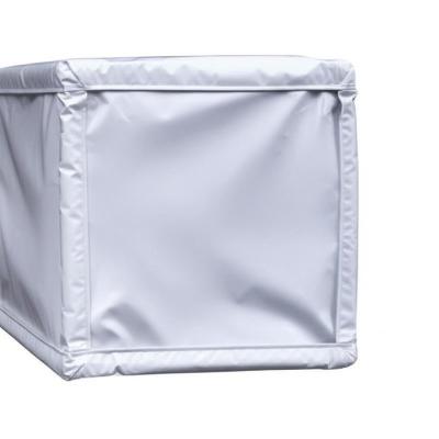 China Galvanized Square Greenhouse Tunnel 20x10x7ft Polyethylene Cover UV Protection Customizable for sale