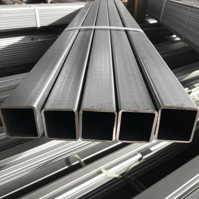 China Pre-galvanized Steel Pipe Square Rectangular 6m Length Carbon Steel ERW for Construction for sale