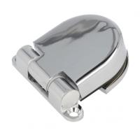 China Metal Sauna Door Hinges for European Doors 8mm to 12mm Thickness Durable Chrome Hardware for sale