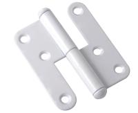 China Heavy Duty Steel Door Hinge 5 Knuckles for Interior Exterior Doors Zinc Chrome Finish for sale