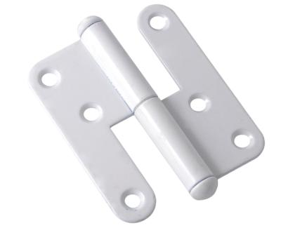 China Heavy Duty Steel Door Hinge 5 Knuckles for Interior Exterior Doors Zinc Chrome Finish for sale