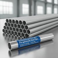 China Pre Galvanized Steel Pipe 15mm-200mm Diameter Tensile Strength 370 MPa Zinc Coating for sale
