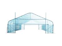 China Factory Price Hot Galvanized Steel Frame Plastic Sheet Single Span Greenhouse Tunnel Greenhouse for Agricultural Vegetable for sale