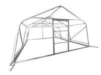 China Single-span Tunnel Greenhouse with Polyethylene Film for livestock breeding  goods storage  temporary shelters or field hospitals in emergency wartime scenarios for sale