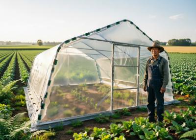 China Single-span Tunnel Greenhouse with Polyethylene Film for livestock breeding  goods storage  temporary shelters or field hospitals in emergency wartime scenarios for sale