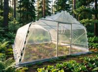 China Single-span Tunnel Greenhouse with Polyethylene Film for livestock breeding  goods storage  temporary shelters for sale