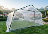 China Single-span Tunnel Greenhouse with Polyethylene Film for livestock breeding  goods storage  temporary shelters for sale