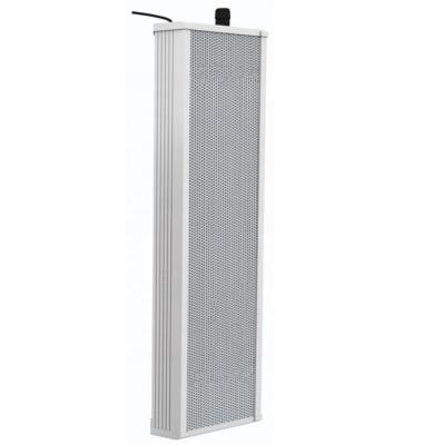 China 80W Waterproof Aluminum Column Speaker 70DB 80HZ-16KHZ Frequency for sale