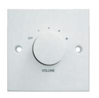 China AT-405 5W Speaker Volume Control Wall Mount White Color for sale