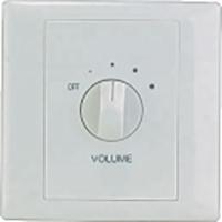China AT-305 White Color ABS Volume Controller 5W Wall Mount Volume Switch For Speakers for sale