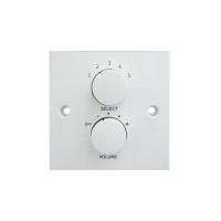 China Square Type 60W White Color PC Volume Controller Wall Mounted Easy Operation for sale