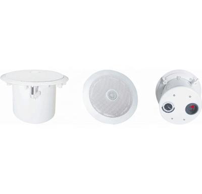 China ODM Ceiling Speaker 100V/70V 5 Inch Coaxial Speaker With Rotatable Eyeball Tweeter for sale