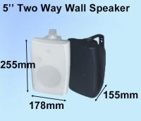 China Adjustable Wall Speaker 30W/60W 8ohm Two Way Individual Tweeter 5 Inch Woofer for sale