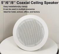 China CL-308V Customizable High Quality 40W High-Tech Powerful Sound Ceiling Speaker 100V ABS Coaxial Speaker for sale