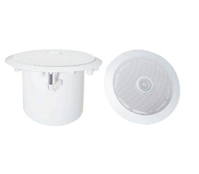 China 8 Inch Round Ceiling Speakers 100V 70V Iron Ceiling PA Loudspeaker for sale
