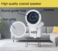 China OEM ODM Ceiling Speaker 30W Coaxial Loudspeaker ABS Good Sound for sale