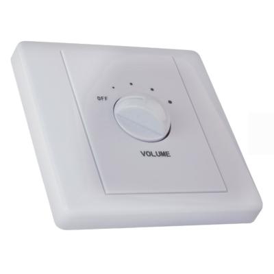 China AT-330 30W Wall Volume Controller Economical Passive PC Material Volume Switch for sale