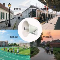 China Good Quality 30w Horn Speaker 8ohm Aluminum Waterproof Loudspeaker Loud Sound For School Public Application for sale