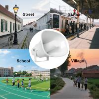 China IP65 Waterproof Speakers 30W 100V Audio Horn Speaker ABS Material For Church Streets OEM ODM for sale