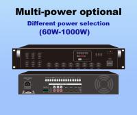 China 6 Zones Bluetooth FM Mixing Amplifier 120W Commercial Audio System for sale