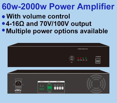China 240W Broadcast Power Amplifier High Power Amplifier For Hotel Office Restaurant PA System for sale
