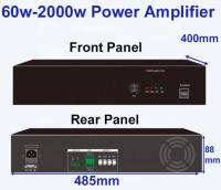 China 80DB 120W Power Amplifier with DC Overload AC Fuse Short-circuit OEM ODM for sale