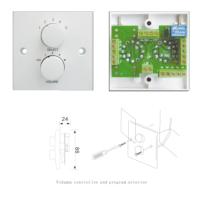 China AT-560R Mono Stereo Volume Controller 60w with Relay PC Material for sale