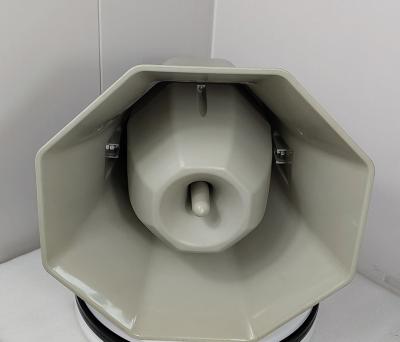 China WHorn Speaker 80W 100V IP65 Waterproof Horn Speaker ABS OEM ODM For Church Village School for sale