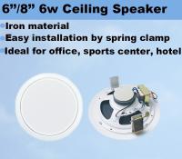 China Durable Loudspeaker Iron Good Sound Elegant Design 6-inch Full Range Ceiling Speaker OEM ODM for sale
