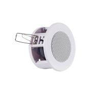 China 3 Inch 6W Ceiling Speaker OEM ODM ABS Waterproof Aluminum Grille Loudspeaker for sale