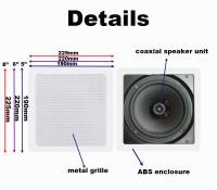 China 8-inch 40W Coaxial Speaker Passive Loudspeaker High Quality PA System for sale