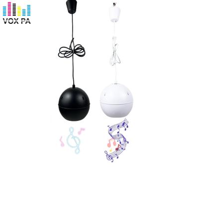 China 30w/15w/7.5w 5 Inch Hanging Speakers ABS Spherical Coaxial Speakers IP55 Waterproof for Airport Lobby Application for sale