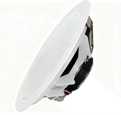 China 6 Watt 6-inch 100V Ceiling Speaker ABS Material Good Quality Cost Effective Loudspeaker for Office School Room for sale