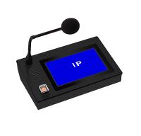 China Desktop IP Microphone IP Network System With 7 Inch Touch Screen for sale