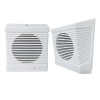 China 5-inch Wall Speaker 10W/5W Full Range Speaker with Dual Cone PA System White Color Logo Customization for sale