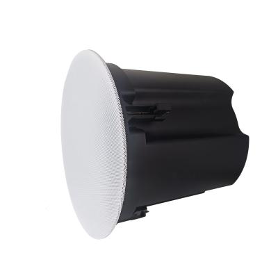 China 6-inch 40w/20w/10w/5w Coaxial Speaker Stylish frameless ceiling speaker with Acoustic Port 100V/70V/8Ω Commercial Audio Magnetic Grille High Quality Sound for sale