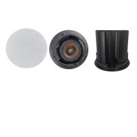 China 6-inch 40w/20w/10w/5w Coaxial Speaker Stylish frameless ceiling speaker with Acoustic Port 100V/70V/8Ω Commercial Audio Magnetic Grille High Quality Sound for sale