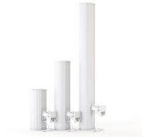 China 3 Inch IP65 Waterproof  Column Speakers 80W/40W 100V/4ohm Line All Aluminum Wall Mount Installation for sale
