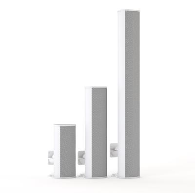 China 3 Inch IP65 Waterproof  Column Speakers 80W/40W 100V/4ohm Line All Aluminum Wall Mount Installation for sale