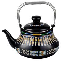 China Gas Stove Enamel Kettle Custom Color Eco Friendly Tea Kettle Teapot 08L 12L 15L 20L 25L Daily Environmentally Friendly for sale