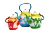 China Eco Friendly No 321 Middle Eastern Style Enamel Kettle Teapot Coffee Pot Set Perfect for Hospitality Industry for sale