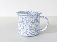 China Korean Splash Ink Enamel Dinnerware Bowl Mug Plate Set Classical Style 0.5mm Thickness for sale