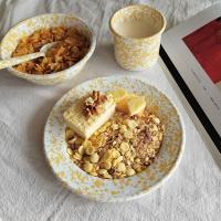 China Custom Color Marble Coating Enamel Plate Bowl Mug Set Enamelware Dinnerware Sets for sale