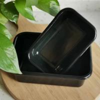China Classical Style Japanese Korean Style Enamel Container 600ml 1000ml 1700ml 2500ml Food Storage Containers for sale