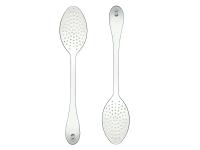 China Customized Color Enamel Soup Ladle 12.2 Inch Enamel Steel Cooking Spoons OEM for sale